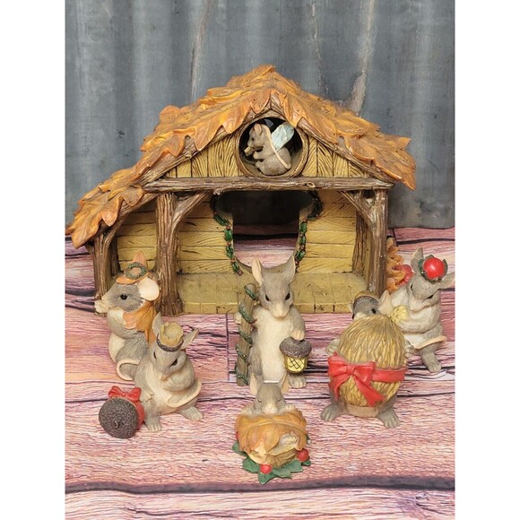 Silvestri | Holiday | Vintage Silvestri Charming Tales Mouse Nativity ...